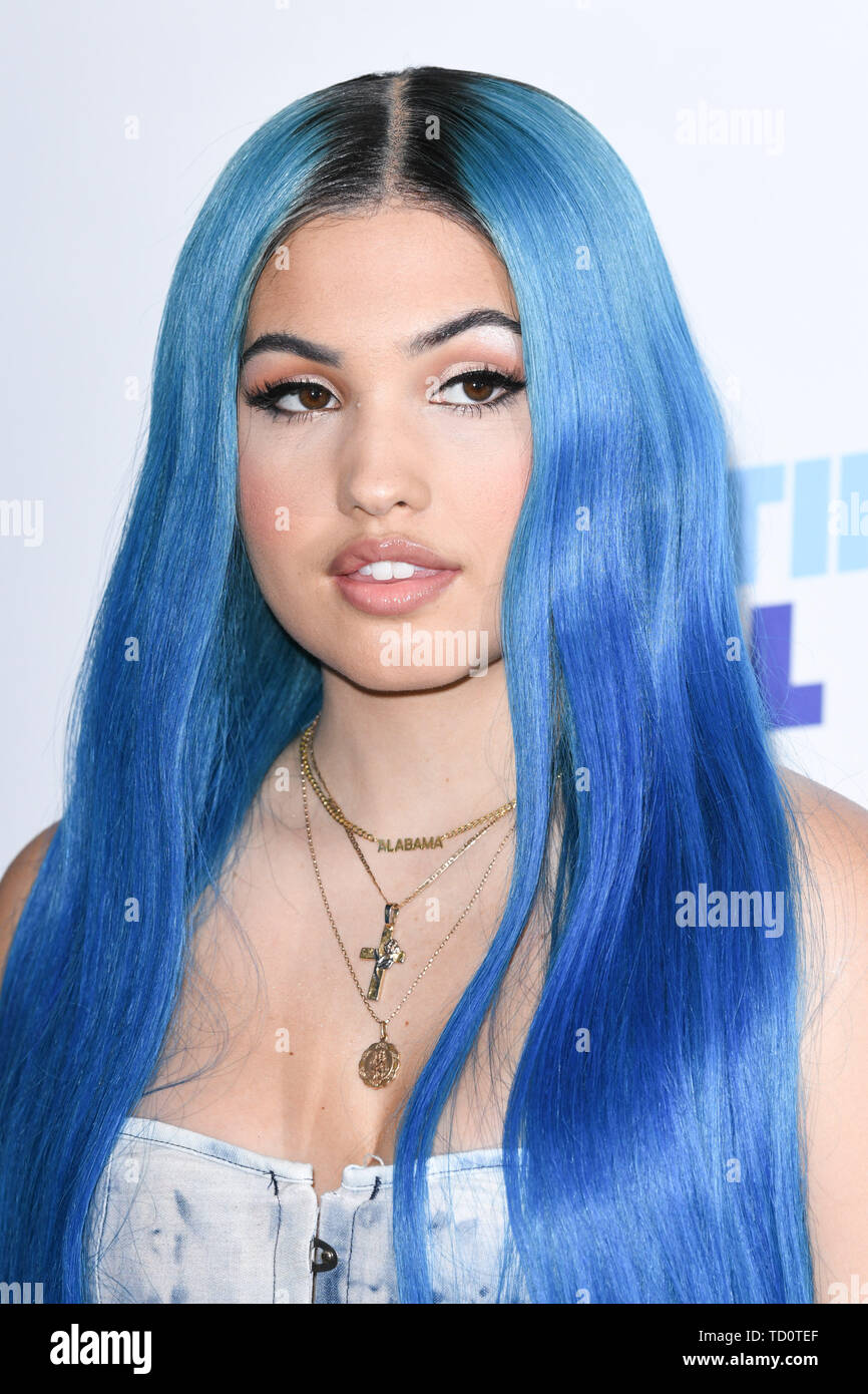 LONDON, UK. June 08, 2019: Mabel poses on the media line before ...