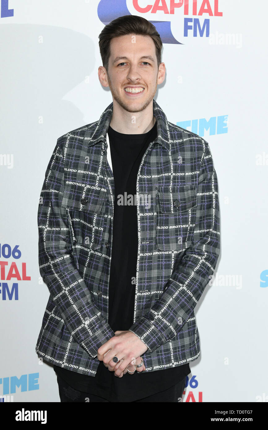 LONDON, UK. June 08, 2019: Sigala poses on the media line before ...