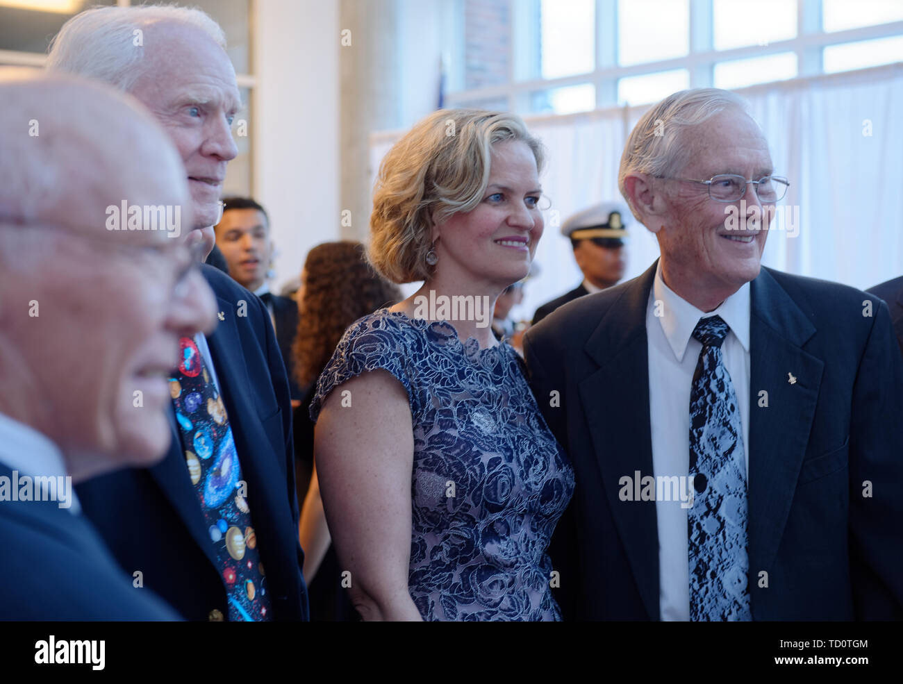 Garden City, New York, USA. 6th June, 2019. L-R, GERRY GRIFFIN, Apollo ...