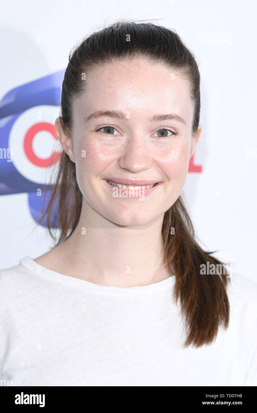 LONDON, UK. June 08, 2019: Sigrid poses on the media line before ...