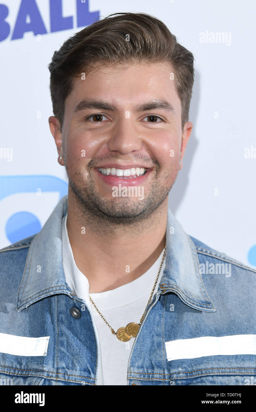 LONDON, UK. June 08, 2019: Sonny Jay poses on the media line before performing at the Summertime ...