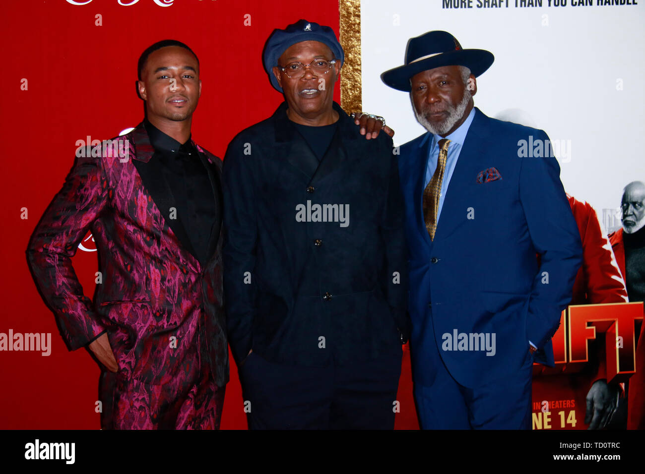 New York, NY, USA. 10th June, 2019. Jessie T. Usher, Samuel L. Jackson ...