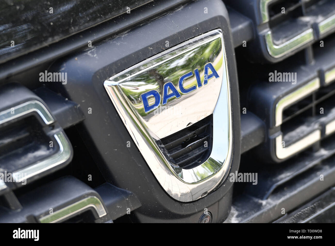 Munich, Deutschland. 10th June, 2019. Dacia brand emblem on the ...