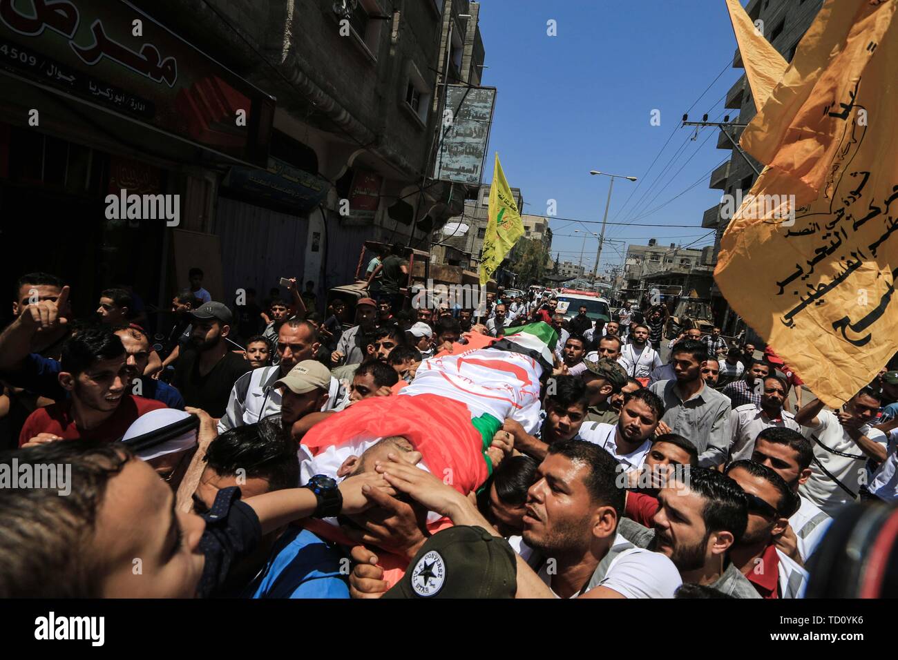 Bureij Refugee Camp, The Gaza Strip, Palestine. 11th June, 2019 ...