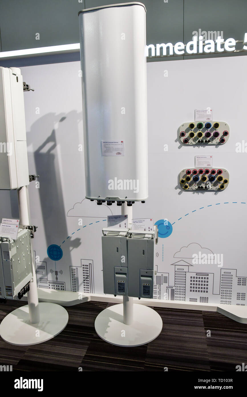 London, UK. 11th June, 2019. Immediate 5G Activation Tri-band 2T4R RRU ...