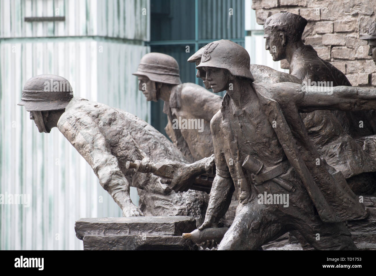 Warsaw Uprising Monument (Pomnik Powstania Warszawskiego) on Krasinski ...
