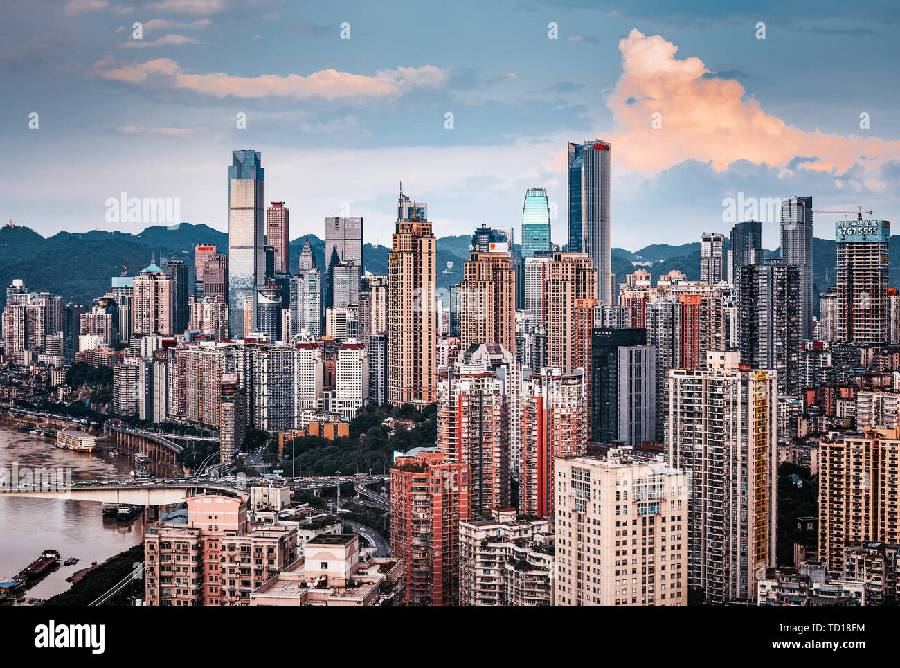 Chongqing night view hi-res stock photography and images - Alamy