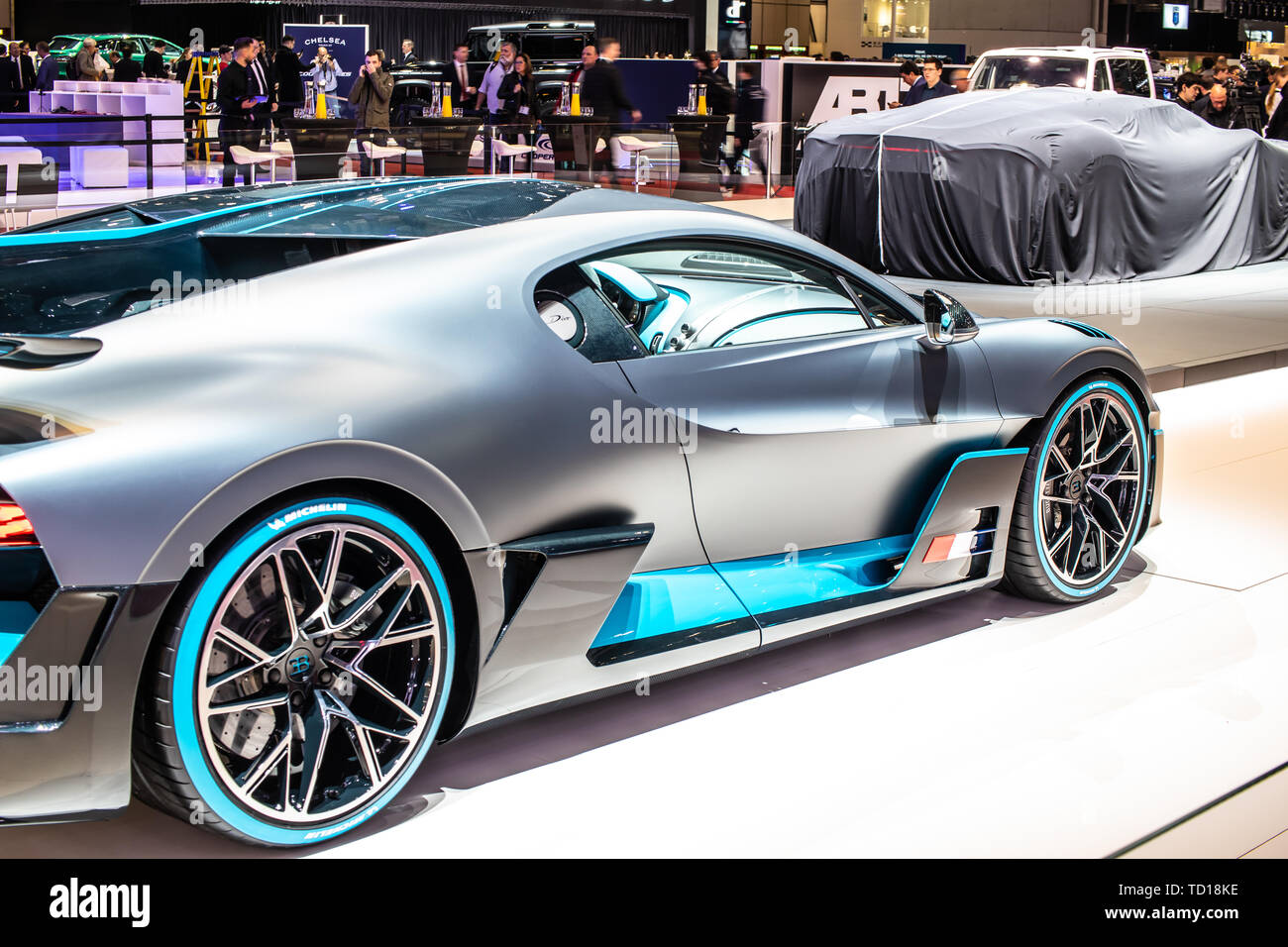 Geneva, Switzerland, March 05, 2019: Bugatti Divo at Geneva ...