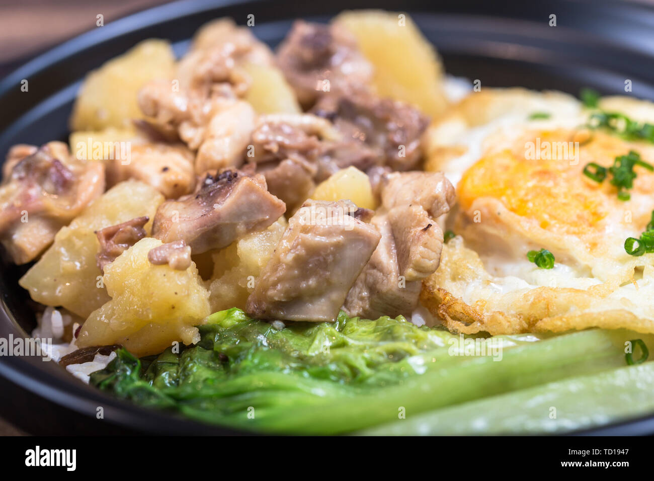 Ribs and beans to make rice Stock Photo - Alamy