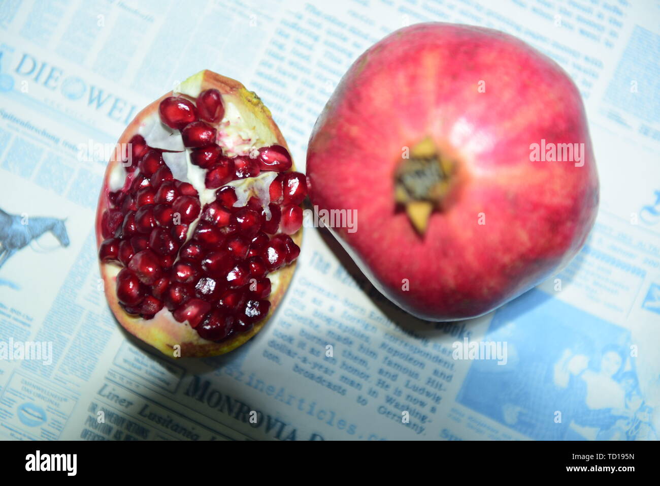 Soft seed pomegranate Stock Photo - Alamy