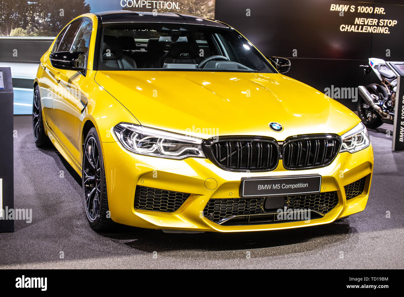 Bmw Yellow Car