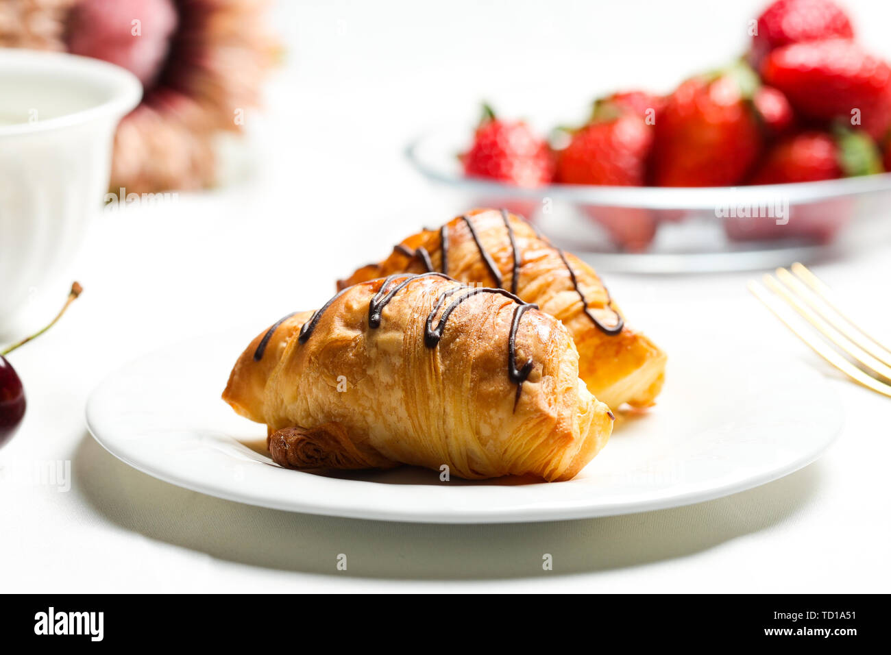 Coconut bread pastry Stock Photo - Alamy