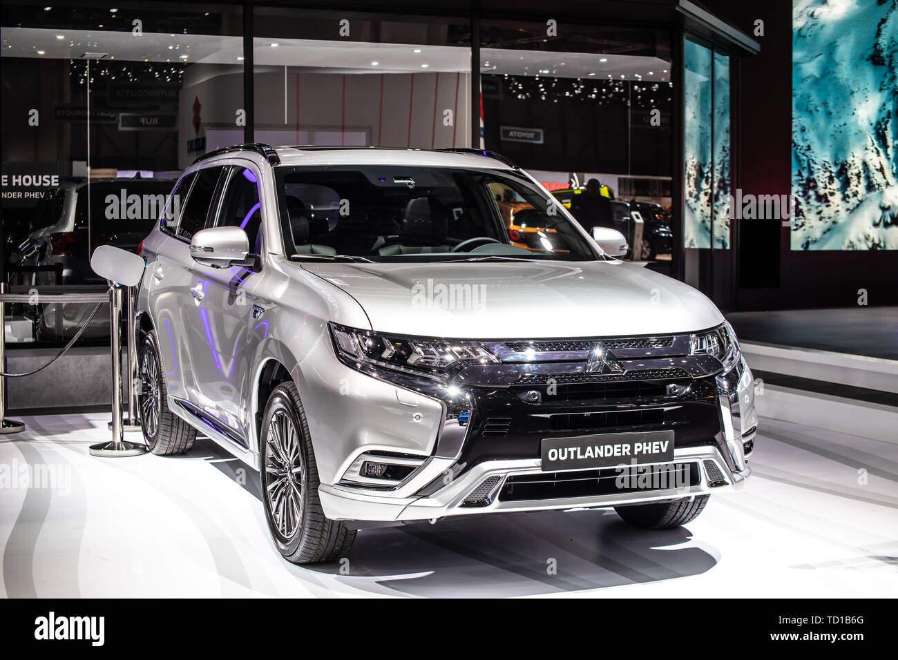 Geneva, Switzerland, March 06, 2019 Mitsubishi Outlander PHEV EV S-AWC ...