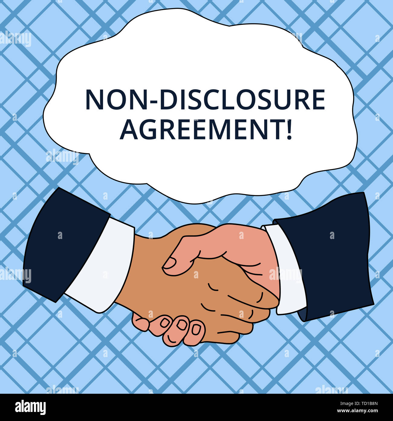 Writing note showing Non Disclosure Agreement. Business concept for ...