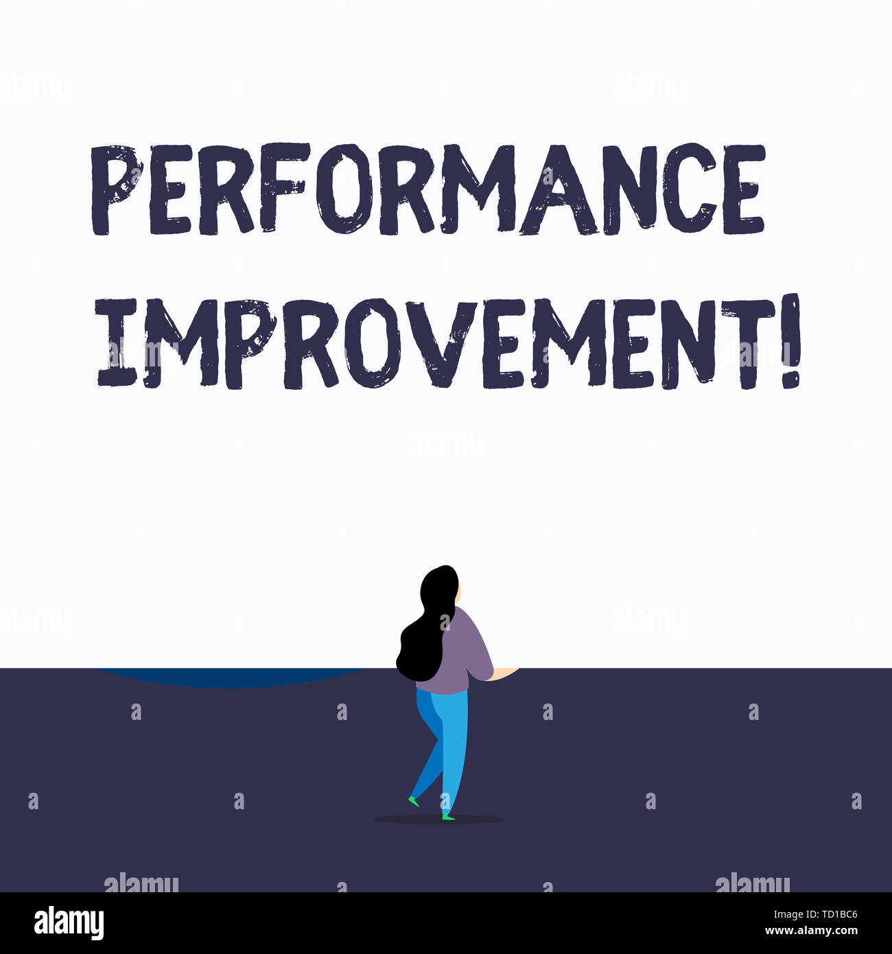 Handwriting text writing Perforanalysisce Improvement. Conceptual photo ...