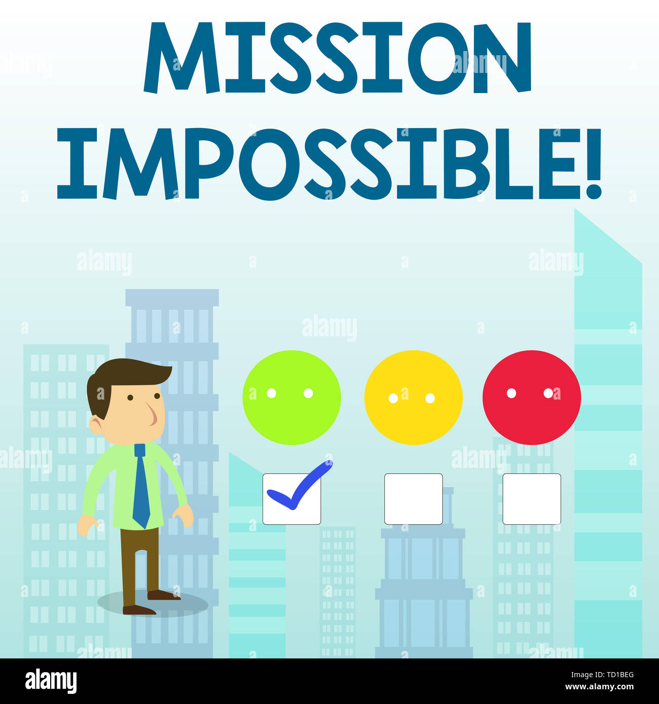 Word writing text Mission Impossible. Business photo showcasing ...