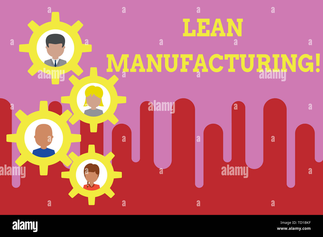 Conceptual hand writing showing Lean Manufacturing. Concept meaning ...