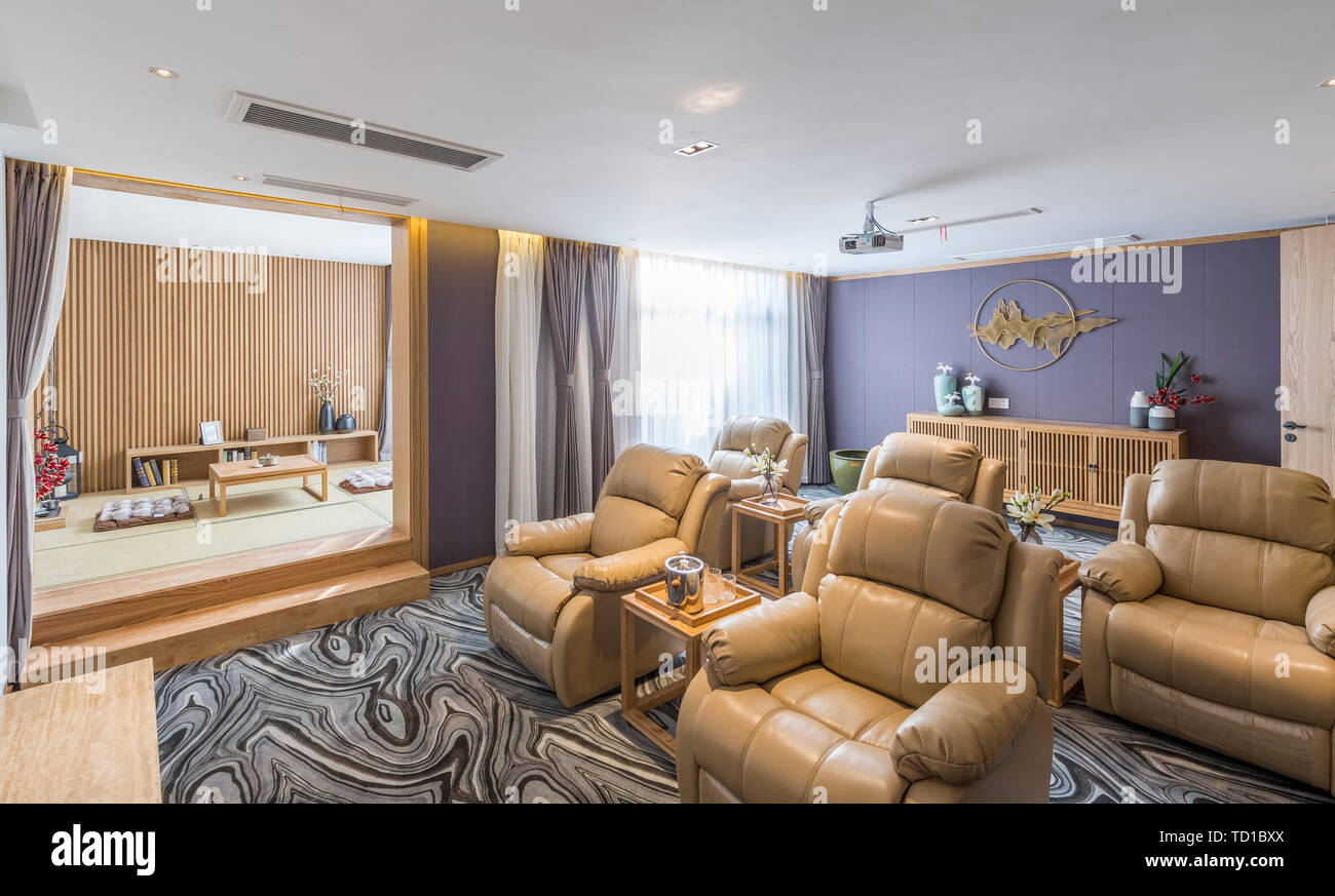 Space Design of Modern Model Room Stock Photo - Alamy