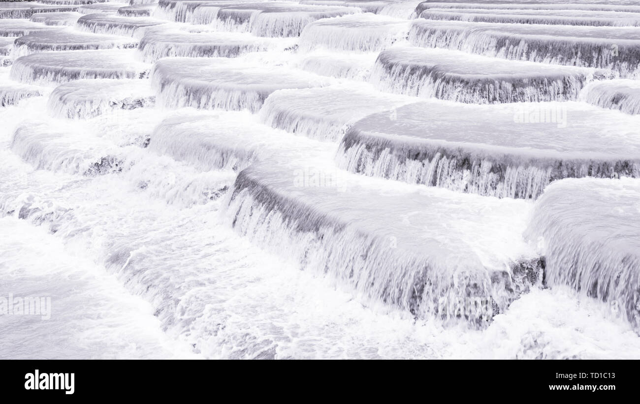 Like the frozen Blue Moon Valley, the White Water River Stock Photo - Alamy
