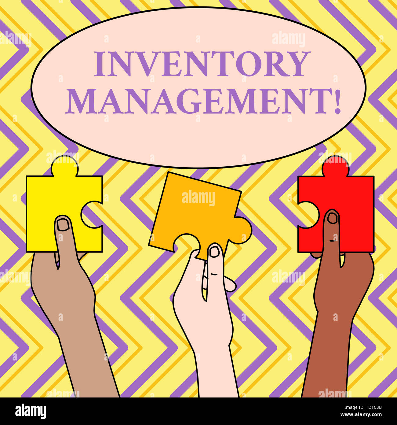 Writing note showing Inventory Management. Business concept for ...