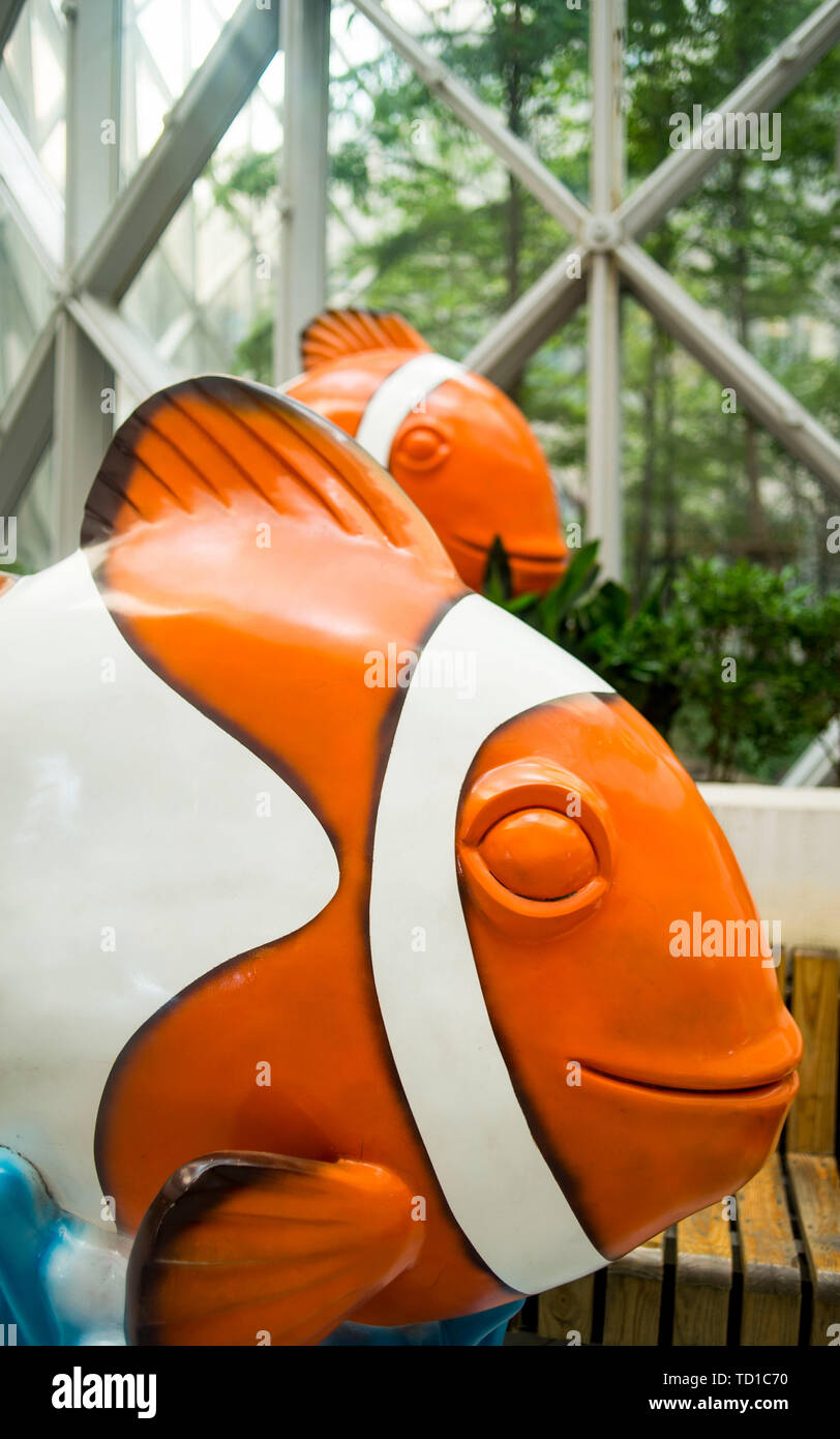 Sculpture clown fish Stock Photo - Alamy