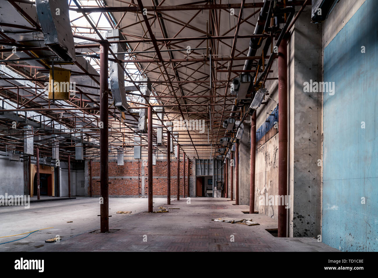 Ruins buildings, terrifying dark scenes Stock Photo - Alamy