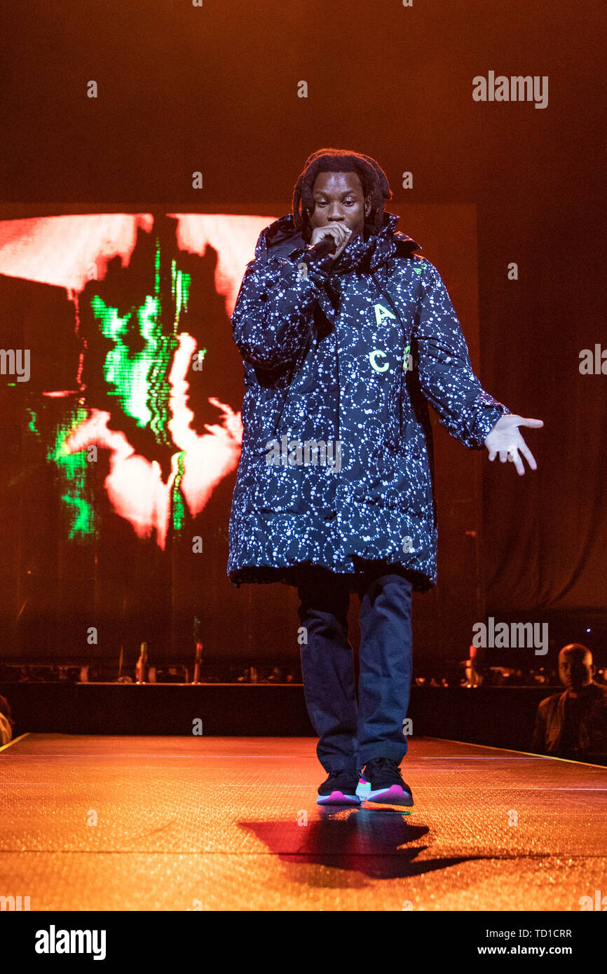 June 9, 2019 - Chicago, Illinois, U.S - Rapper DENZEL CURRY during the ...