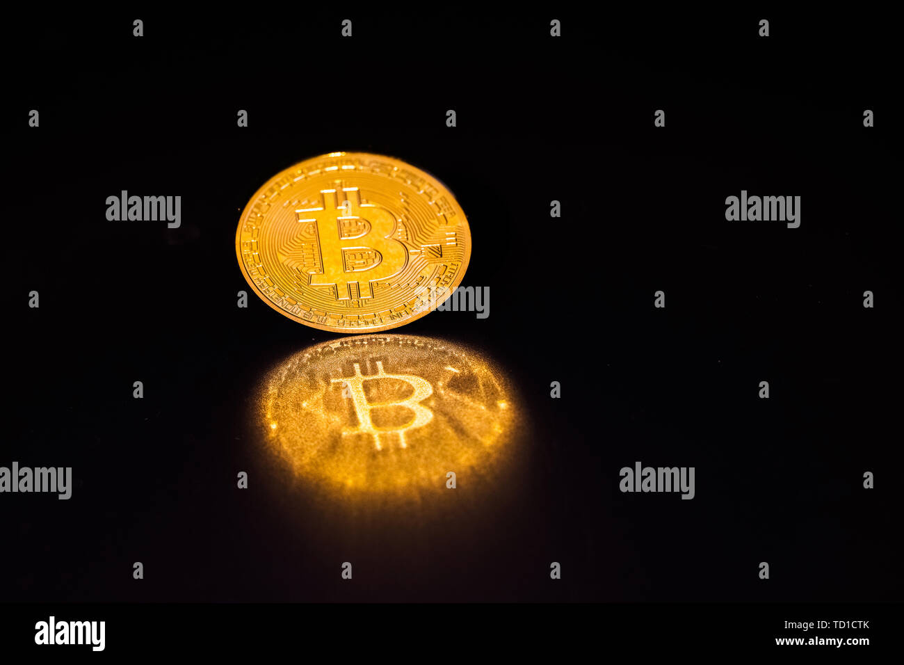 Bitcoin, block chain Stock Photo - Alamy