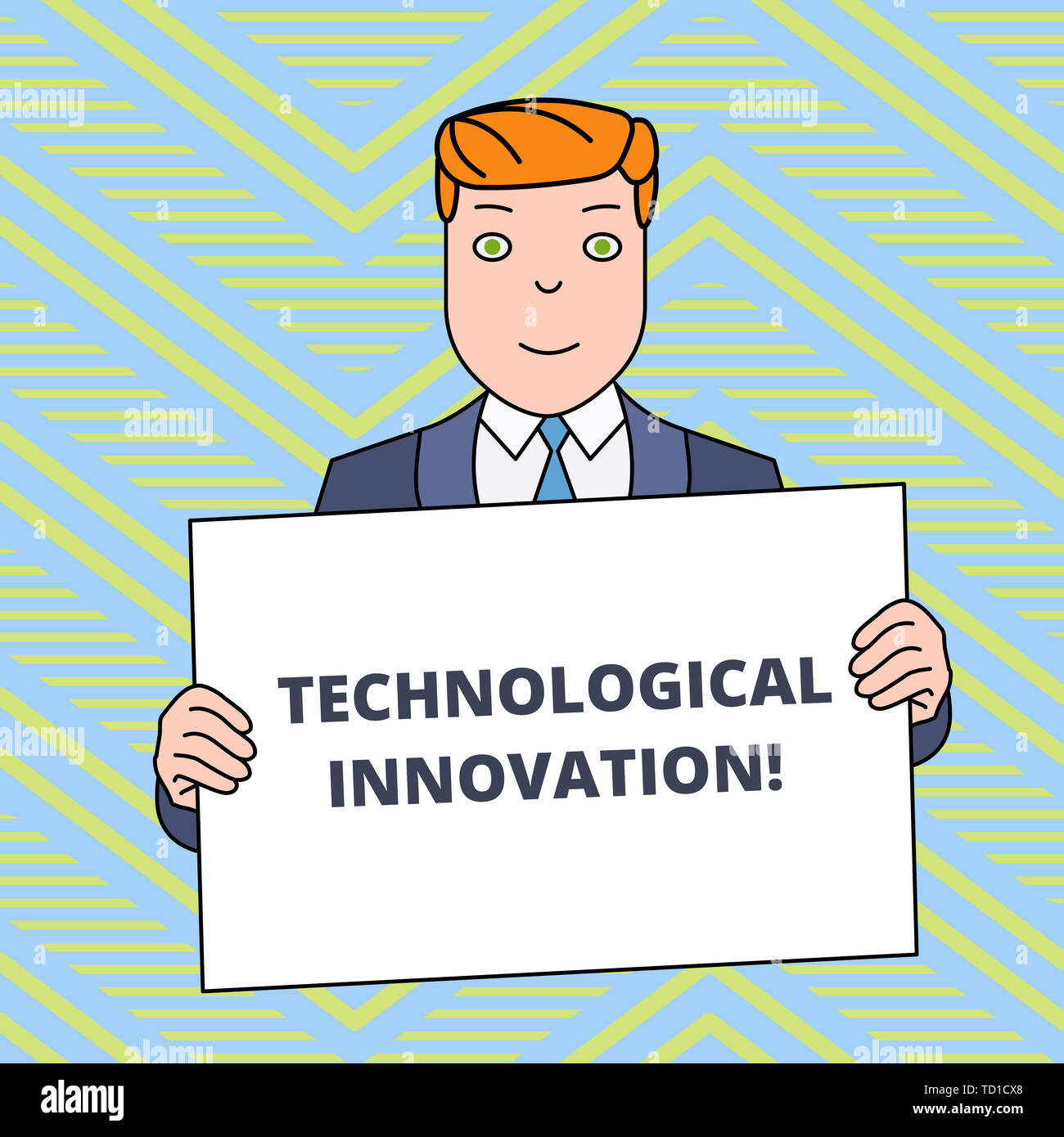 Text sign showing Technological Innovation. Business photo showcasing ...