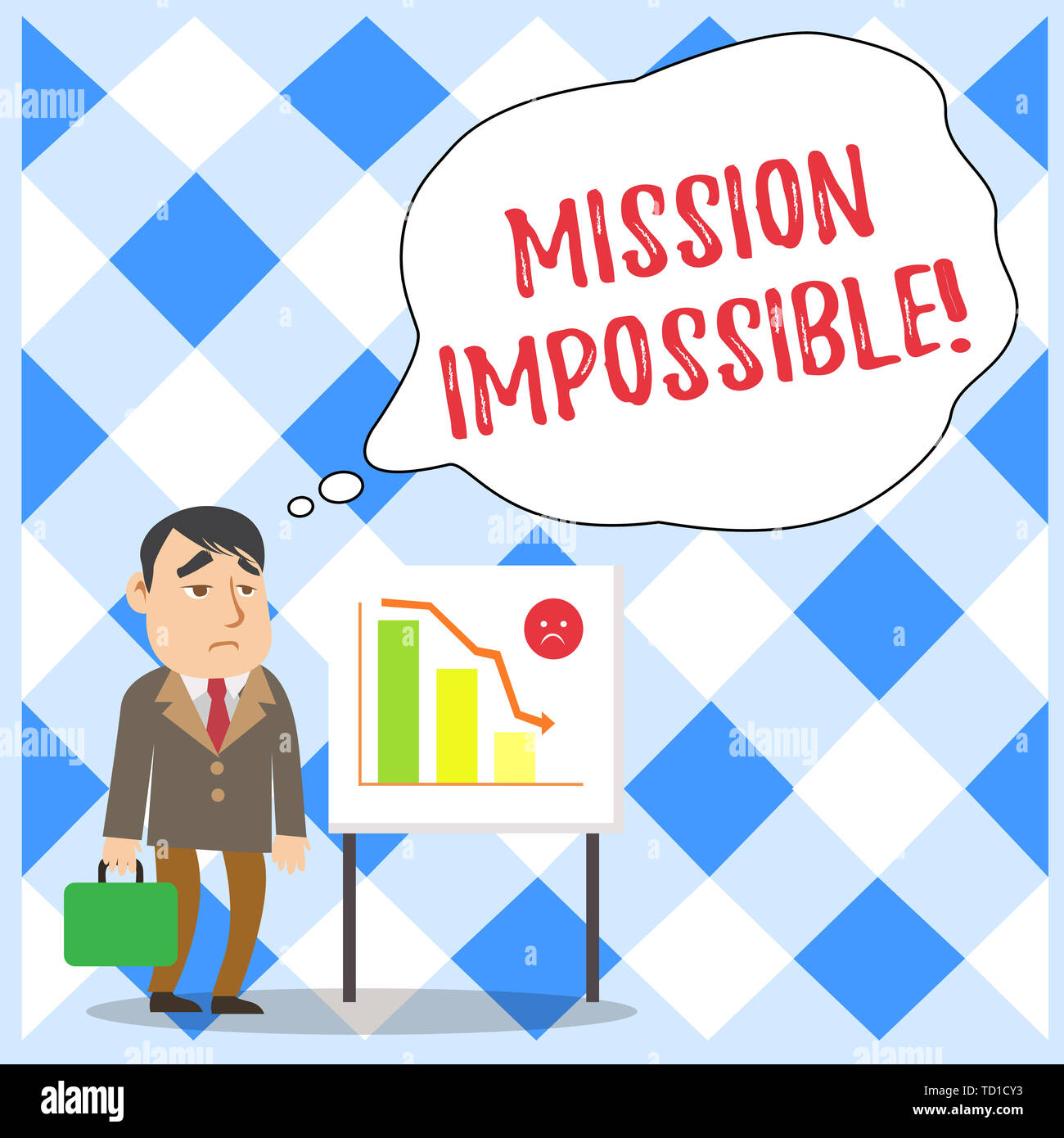 Word writing text Mission Impossible. Business photo showcasing ...