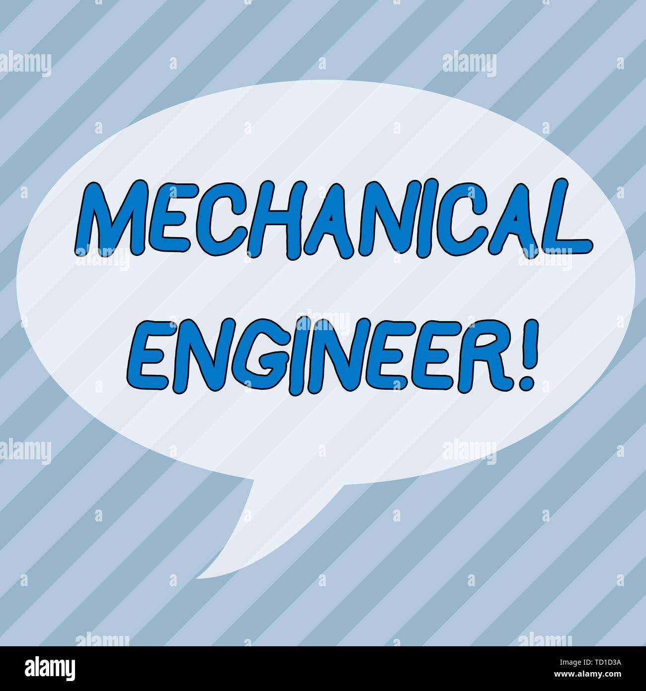 Handwriting text writing Mechanical Engineer. Conceptual photo Applied ...