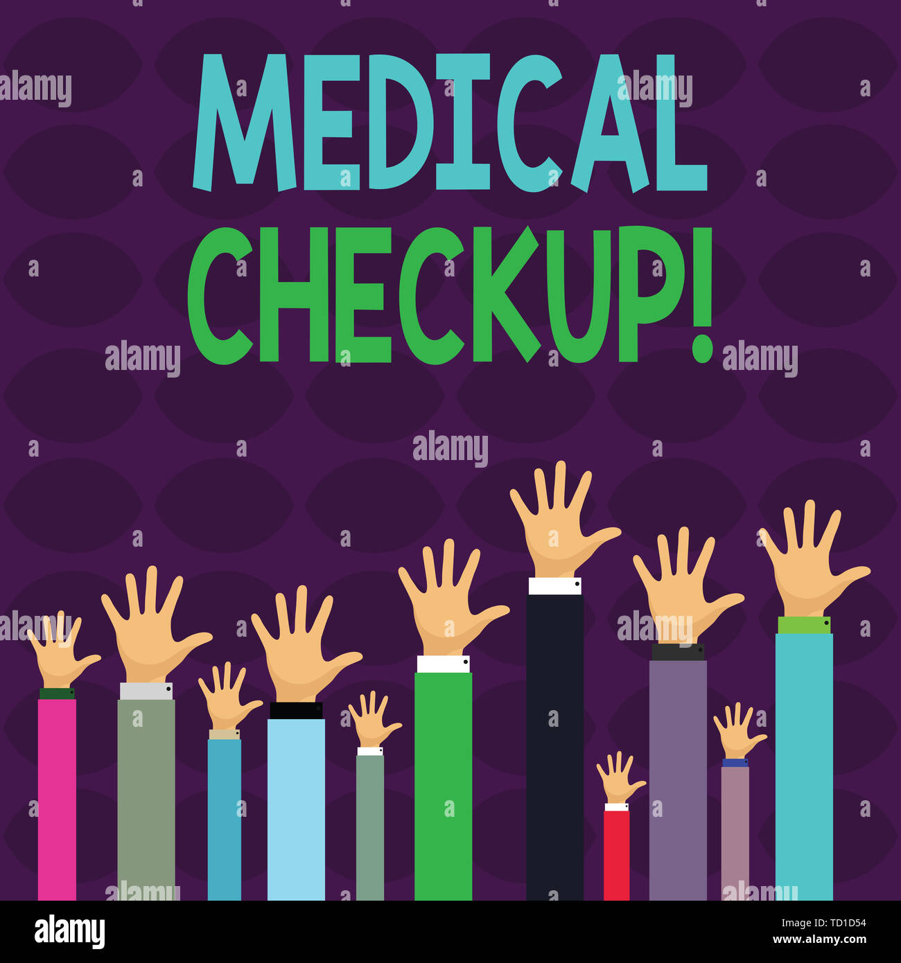 Handwriting text writing Medical Checkup. Conceptual photo thorough ...