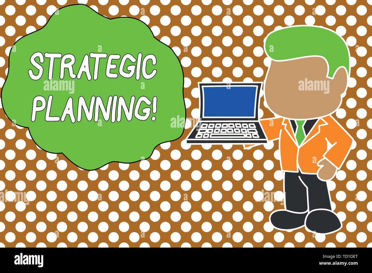 Conceptual hand writing showing Strategic Planning. Concept meaning ...