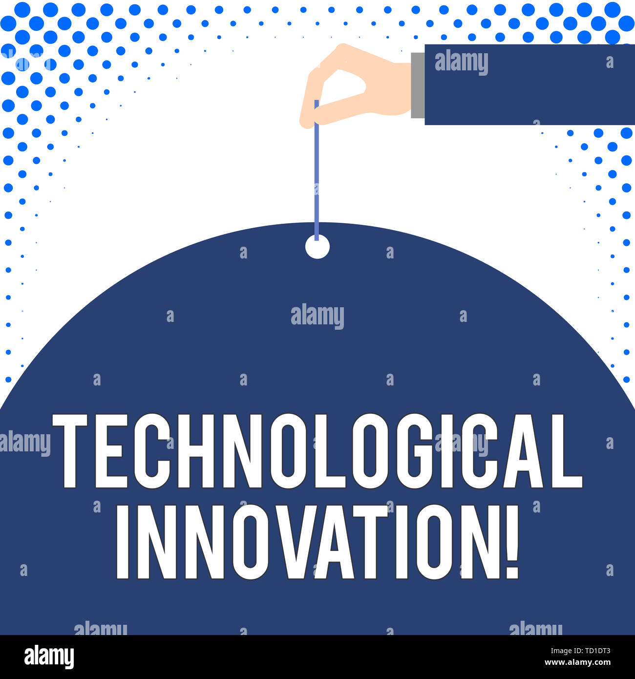 Handwriting text Technological Innovation. Conceptual photo New ...