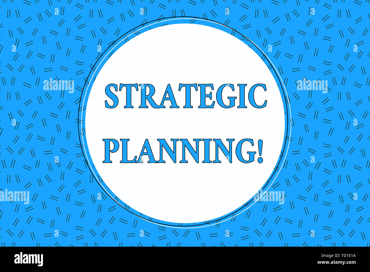 Word writing text Strategic Planning. Business photo showcasing ...