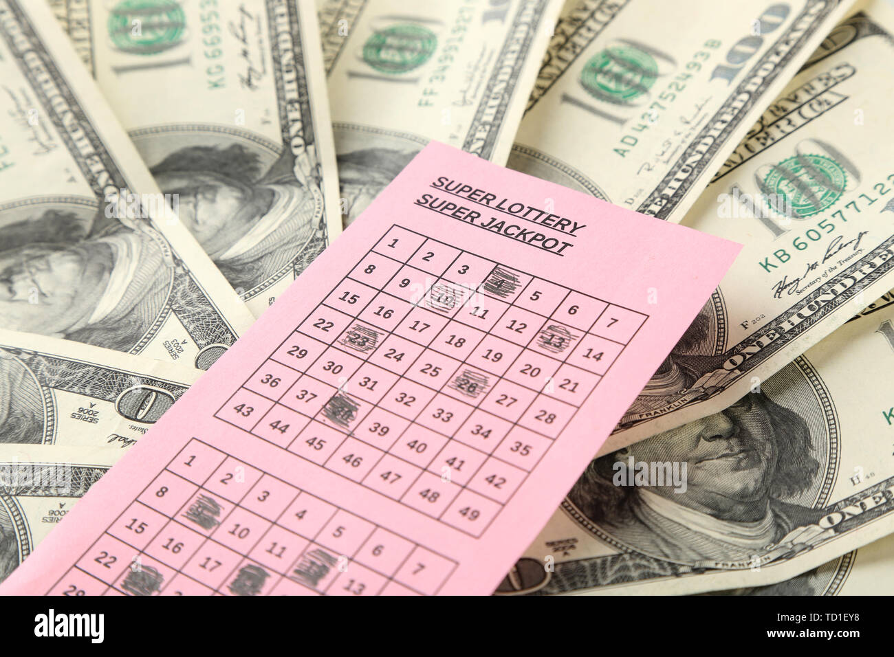 Lottery money hi-res stock photography and images - Alamy