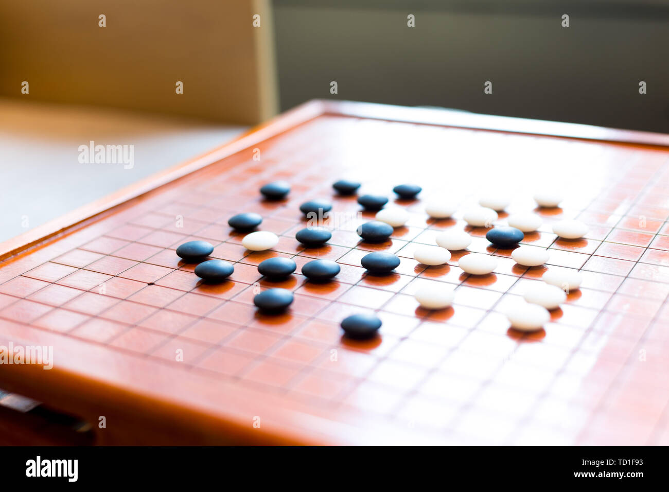 Go board game table hi-res stock photography and images - Alamy