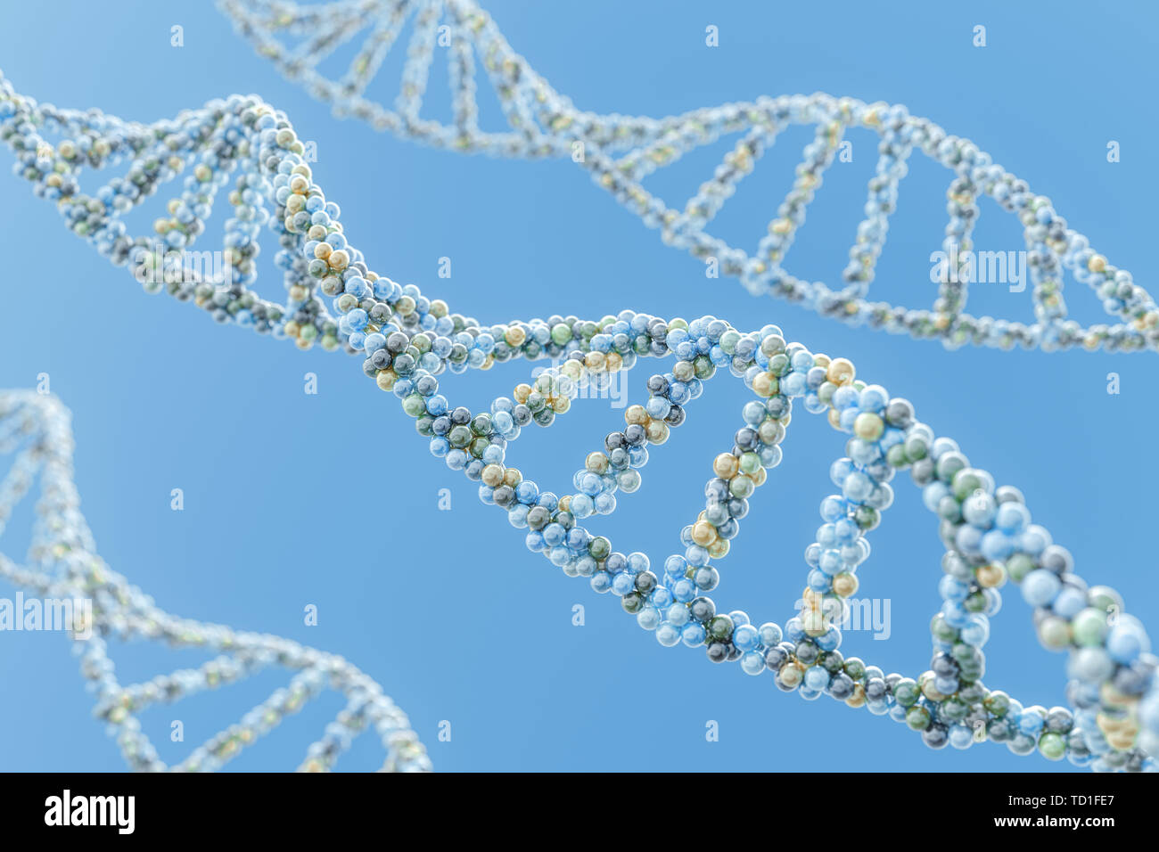 Spherical spiral DNA, three-dimensional rendering Stock Photo - Alamy