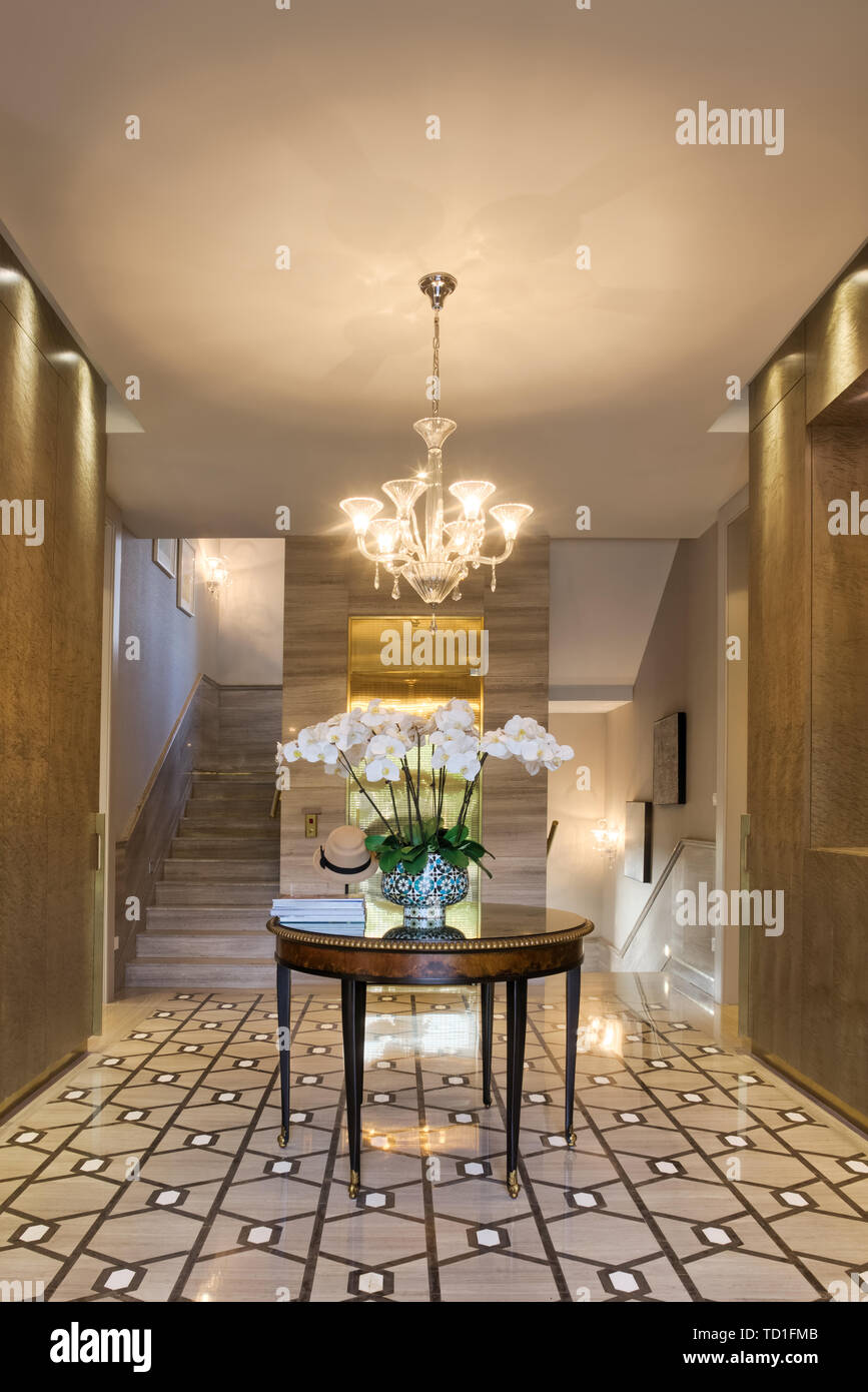 Interior of modern hall Stock Photo - Alamy