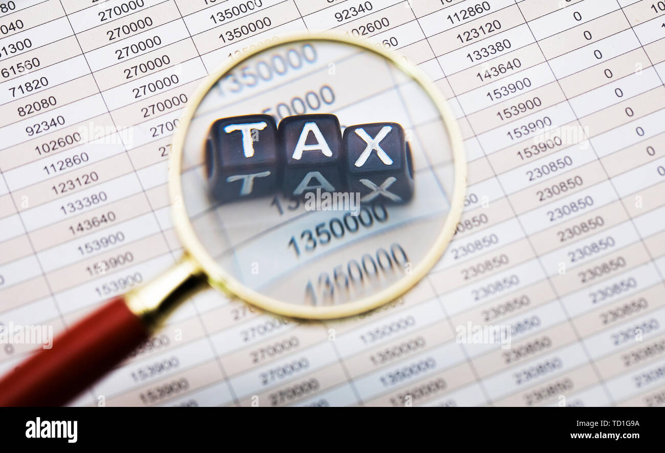 Tax and property data hi-res stock photography and images - Alamy