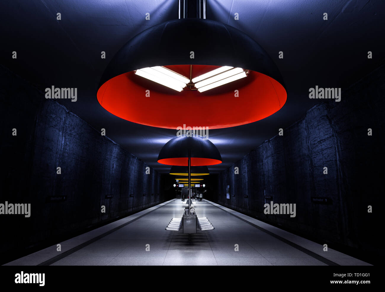 The German subway Stock Photo - Alamy