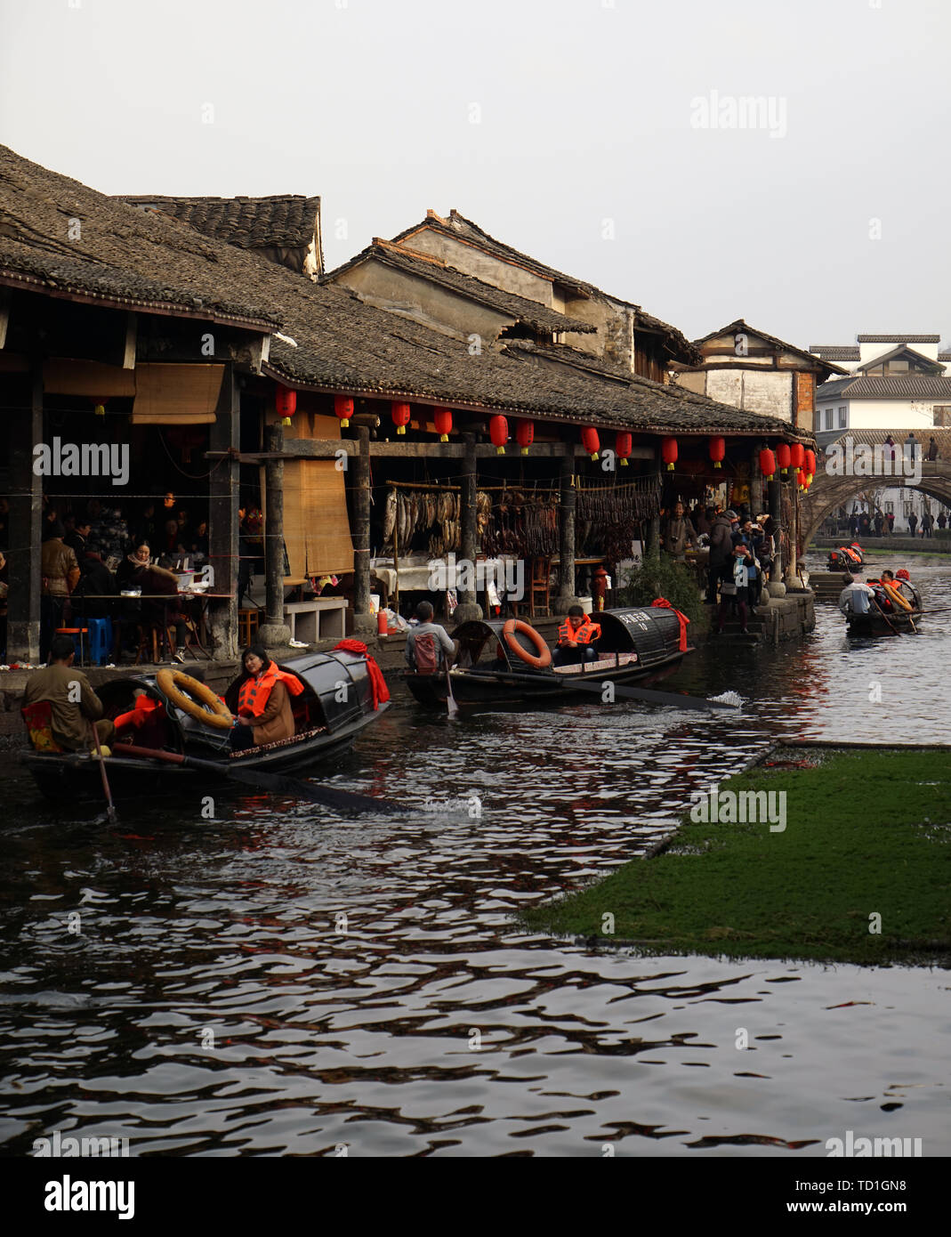 Anchang Ancient Town Stock Photo - Alamy
