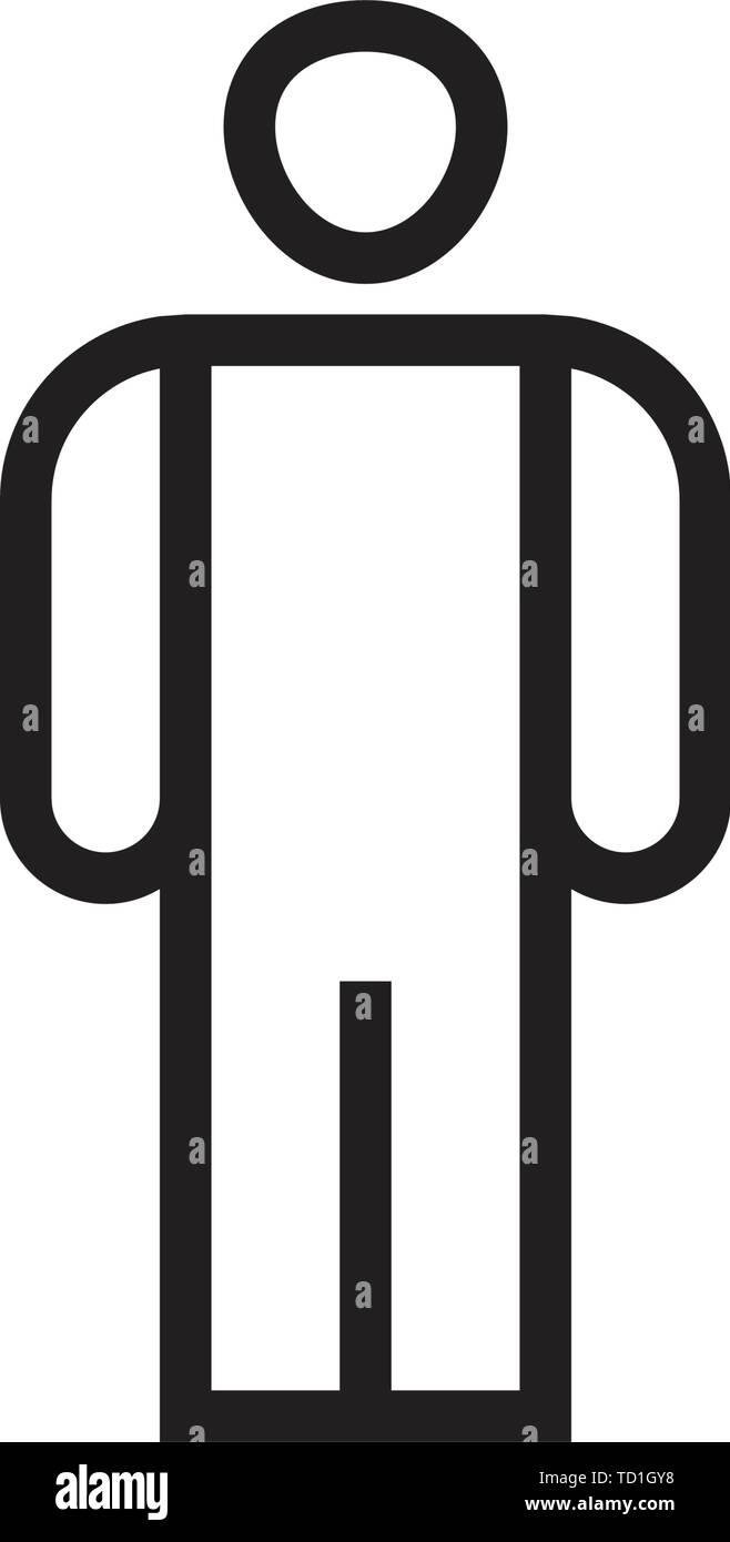 Human pose icon graphic design template vector illustration Stock ...