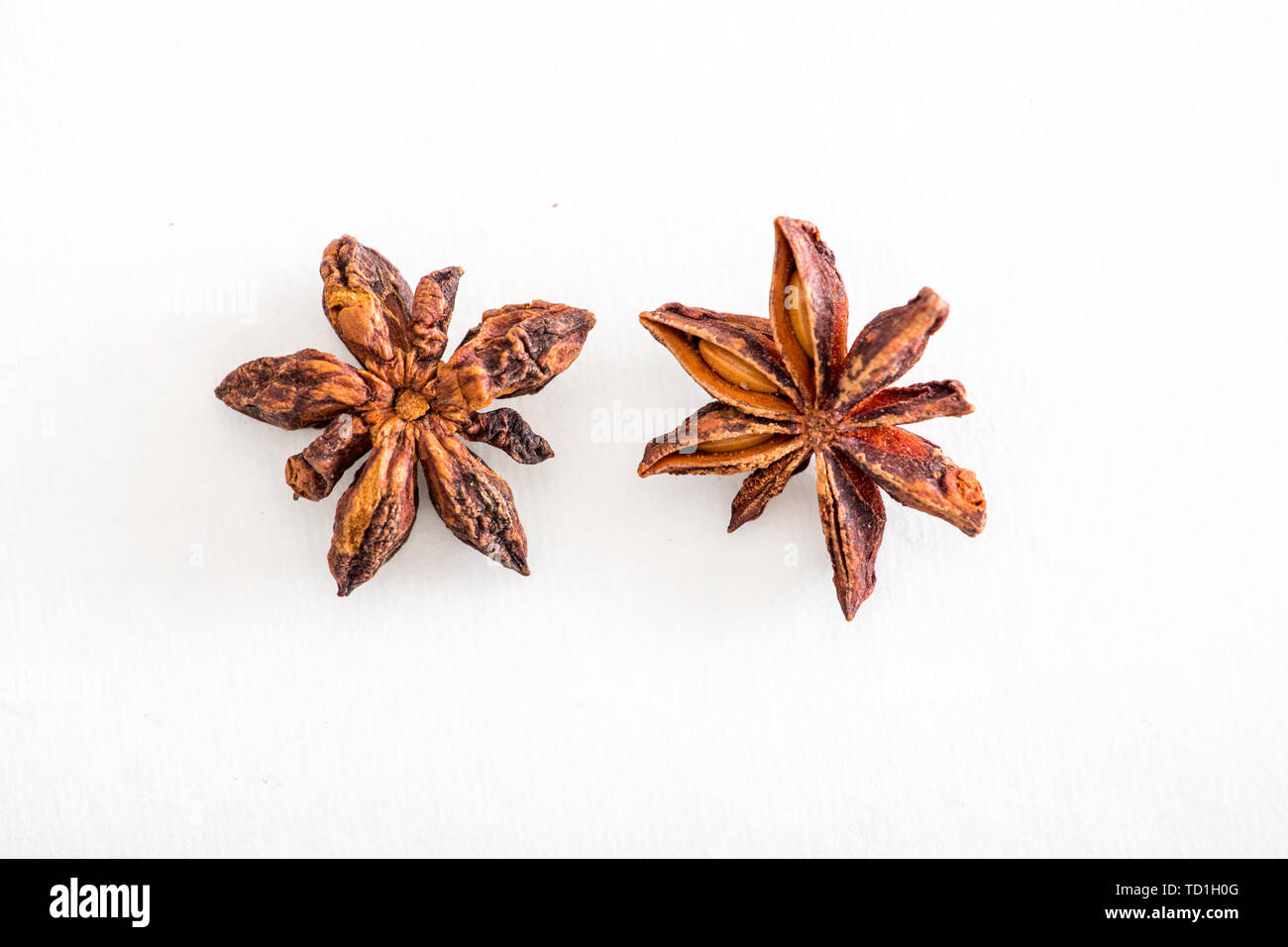 Octagon spice raw materials Stock Photo - Alamy