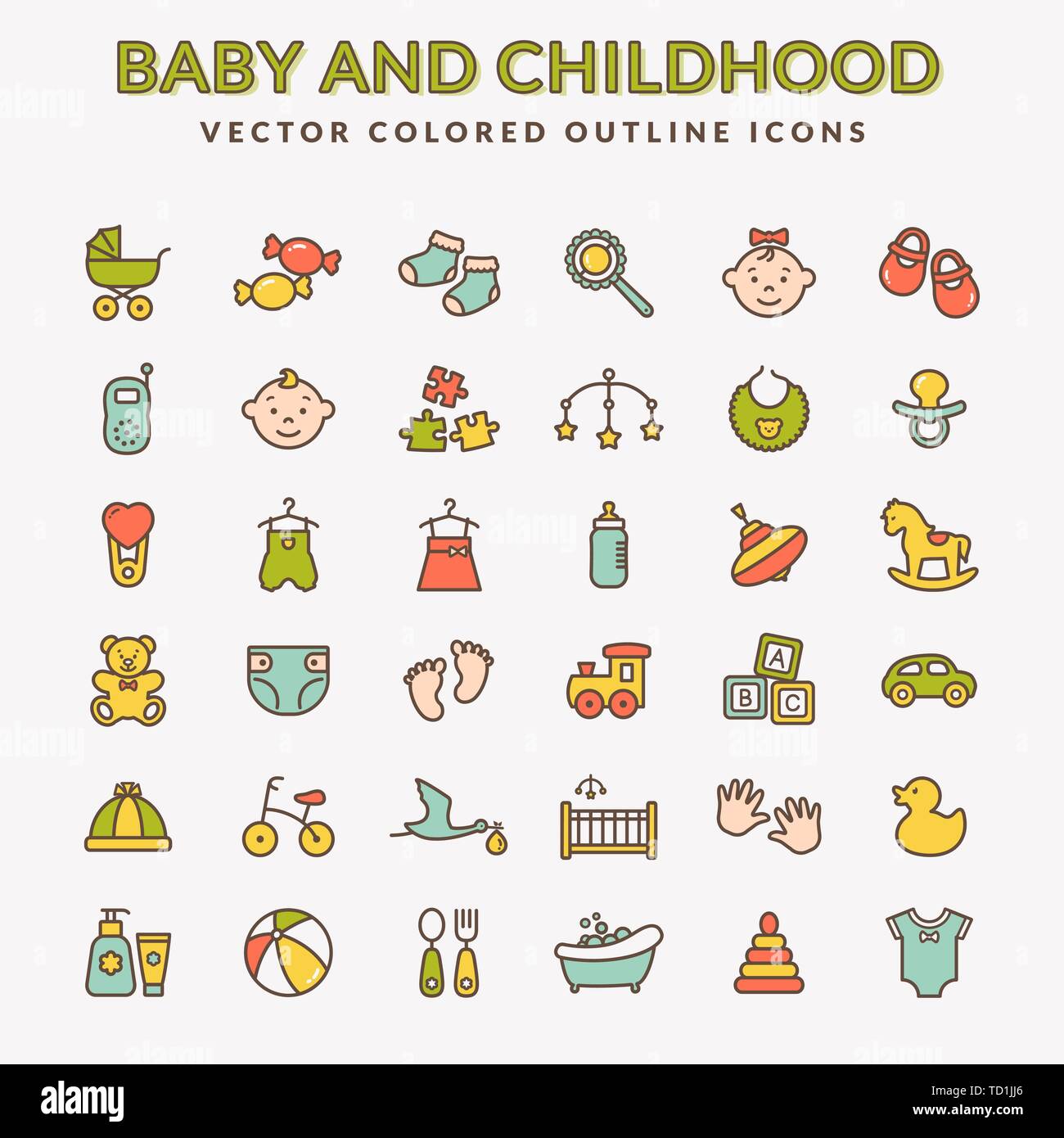 The Candy Crib Stock Vector Images - Alamy