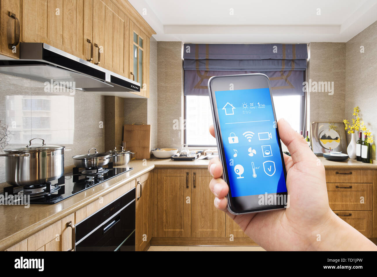 Smart kitchen hi-res stock photography and images - Alamy