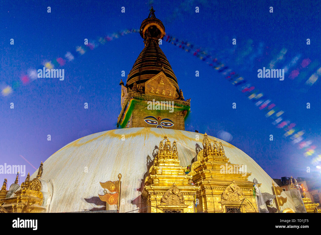 Swayambu hi-res stock photography and images - Alamy