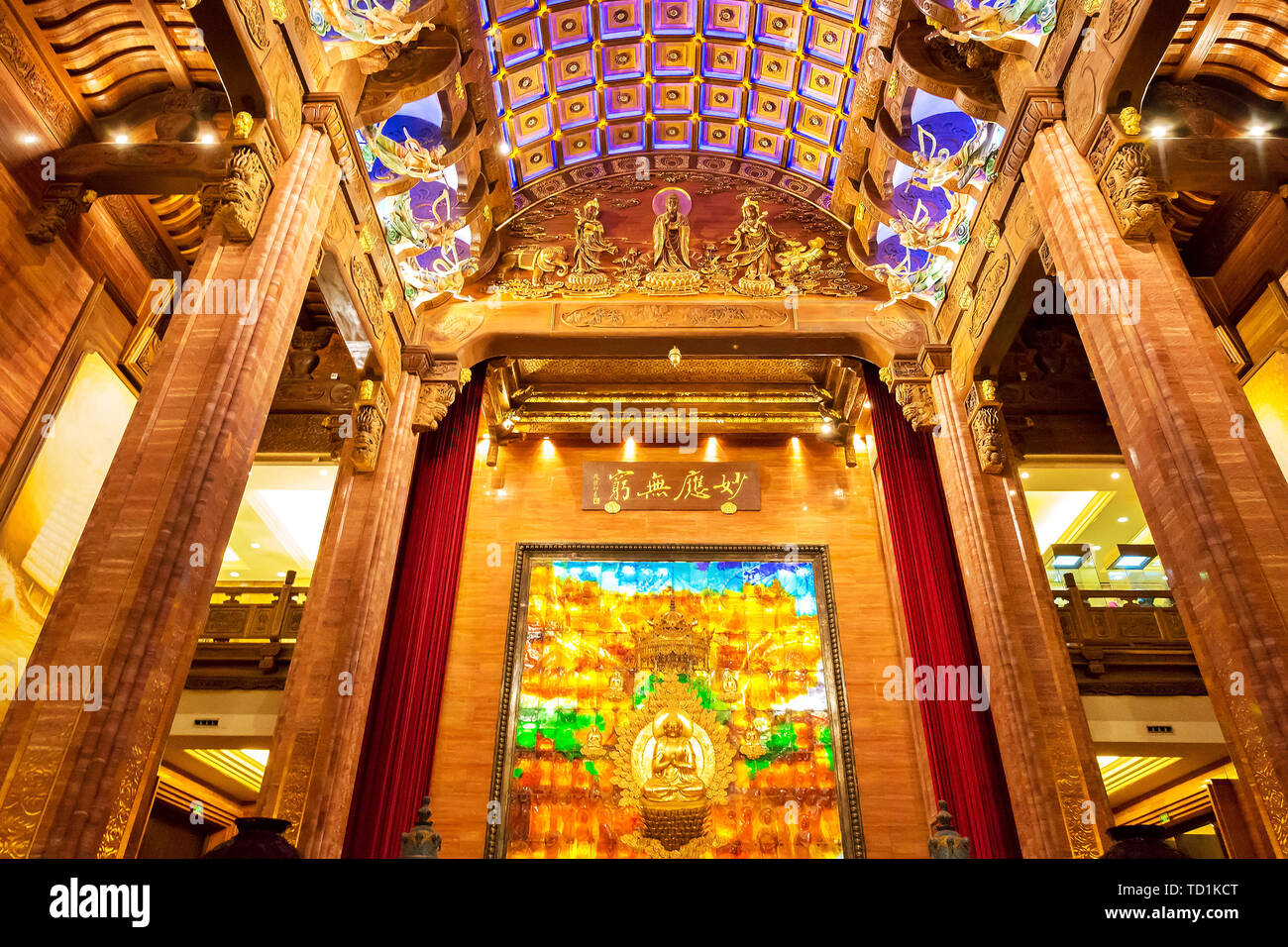 Buddhist temple ceiling beautiful hi-res stock photography and images ...