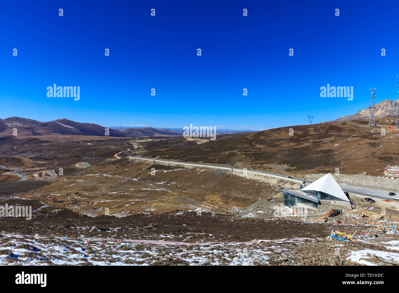 Fold mountainous plateau viewing platform Stock Photo - Alamy