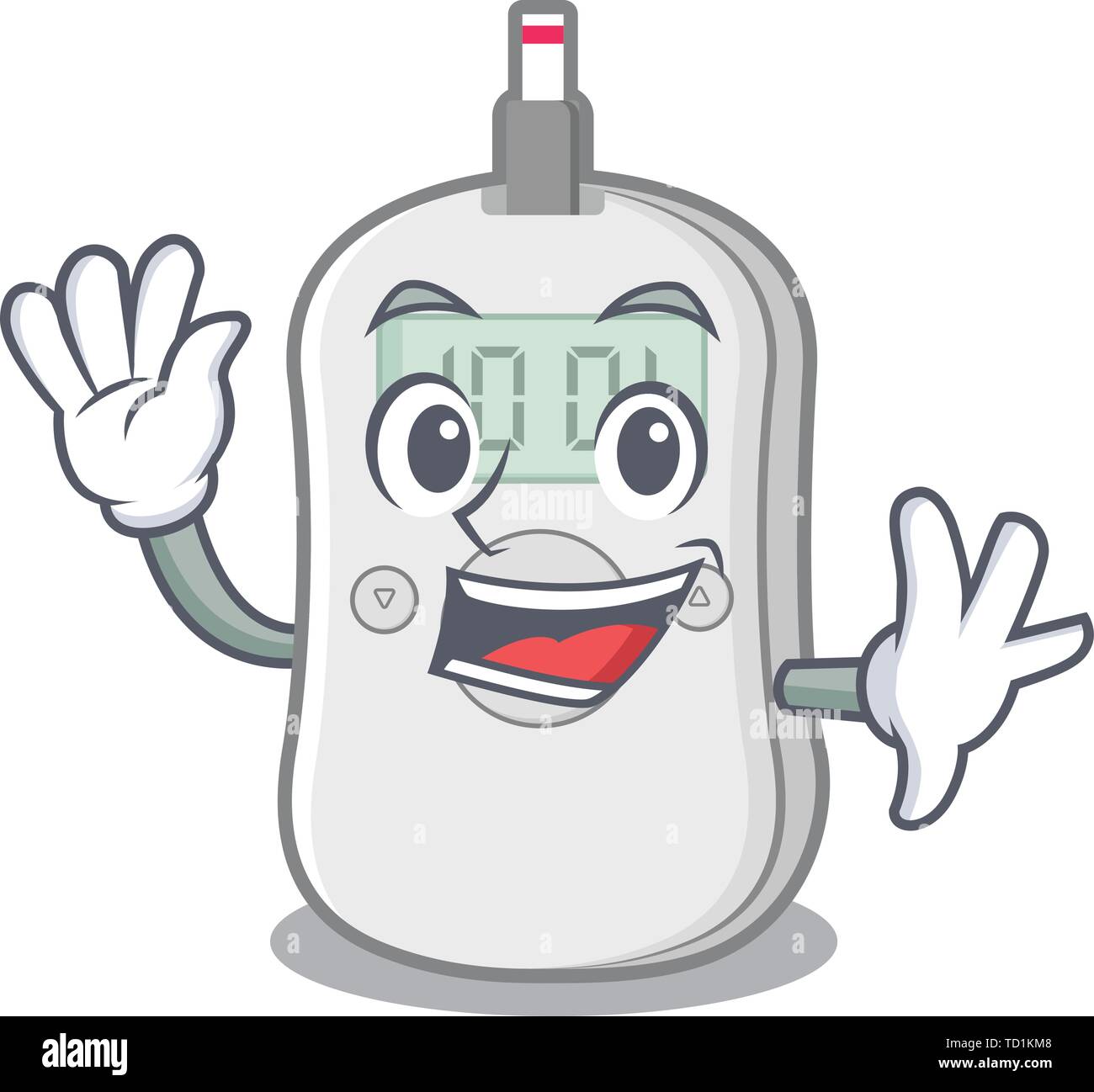 Hand waving machine Stock Vector Images - Alamy